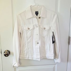 GAP | Jackets & Coats | Gap Icon White Denim Jacket | Poshmark